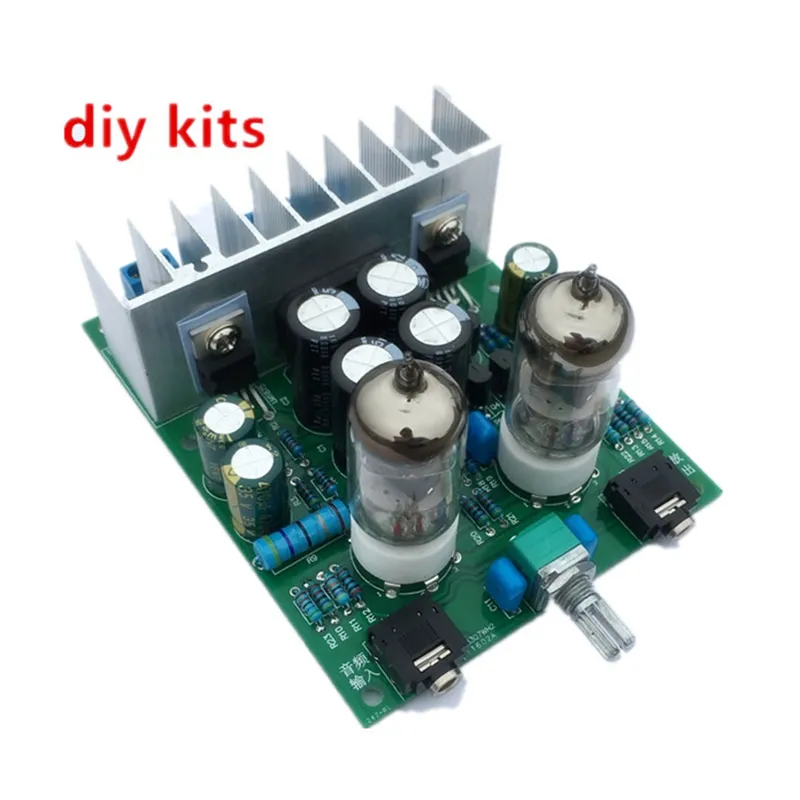 DHgate.com:HIFI 6J1 Tube Amplifier Headphones Amp LM1875T Power Amp ...