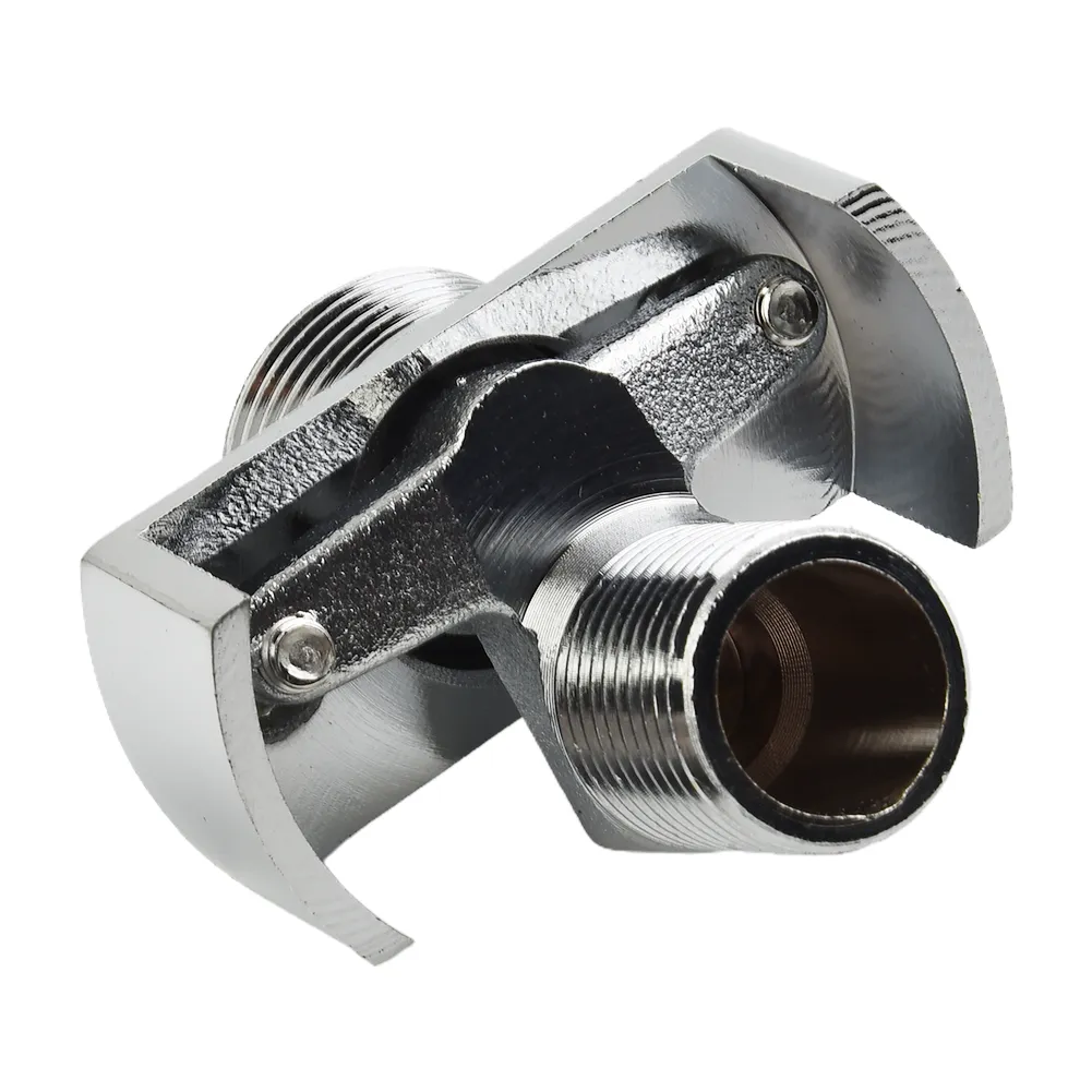 Adjustable Copper Shower Head Angle Adapter with Curved Intake Pipe for ...