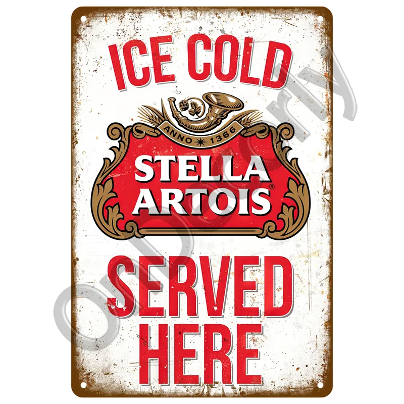 Whiskey Plaque Vintage Tin Sign Metal Wall Decor for Home Bar and Pub ...