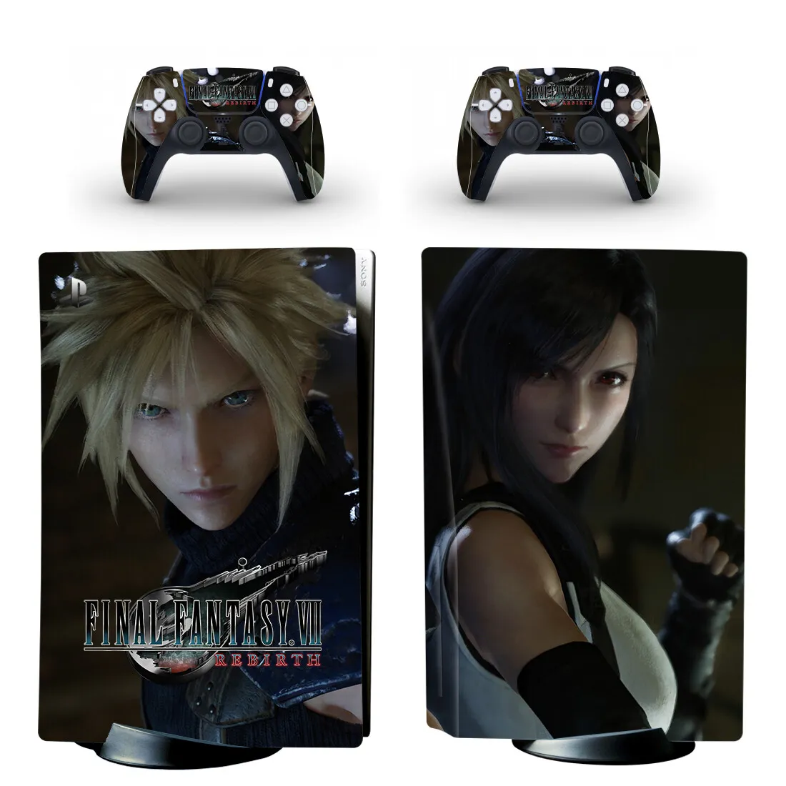 Reset Your Console with Final Fantasy VII Rebirth PS5 Disc Skin Sticker ...