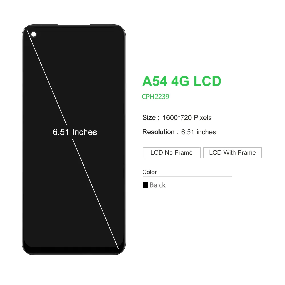 High-Quality A54 4G CPH2239 lcd liquid crystal display with Frame Digitizer Touch Screen ...