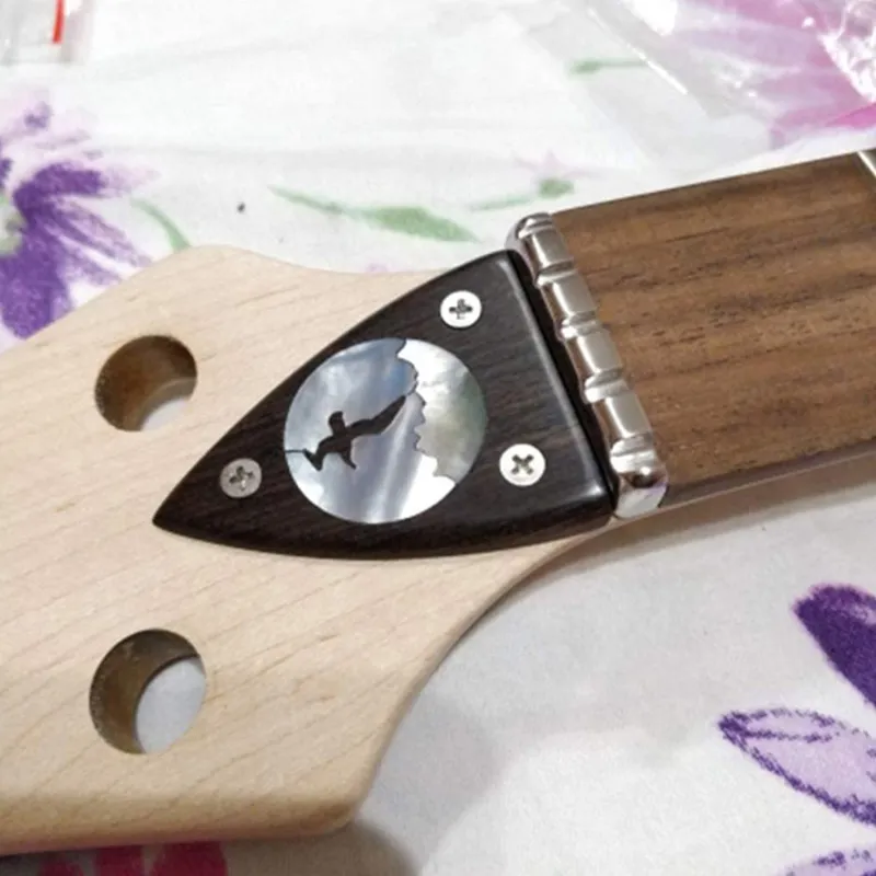 DIY Handle Timber Wood Block Crafting Blackwood Tool Guitar Inlay Decor ...