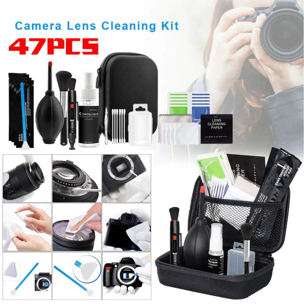 Digital Camera Sensor Cleaning Kit with Brush for DSLR Lenses and ...