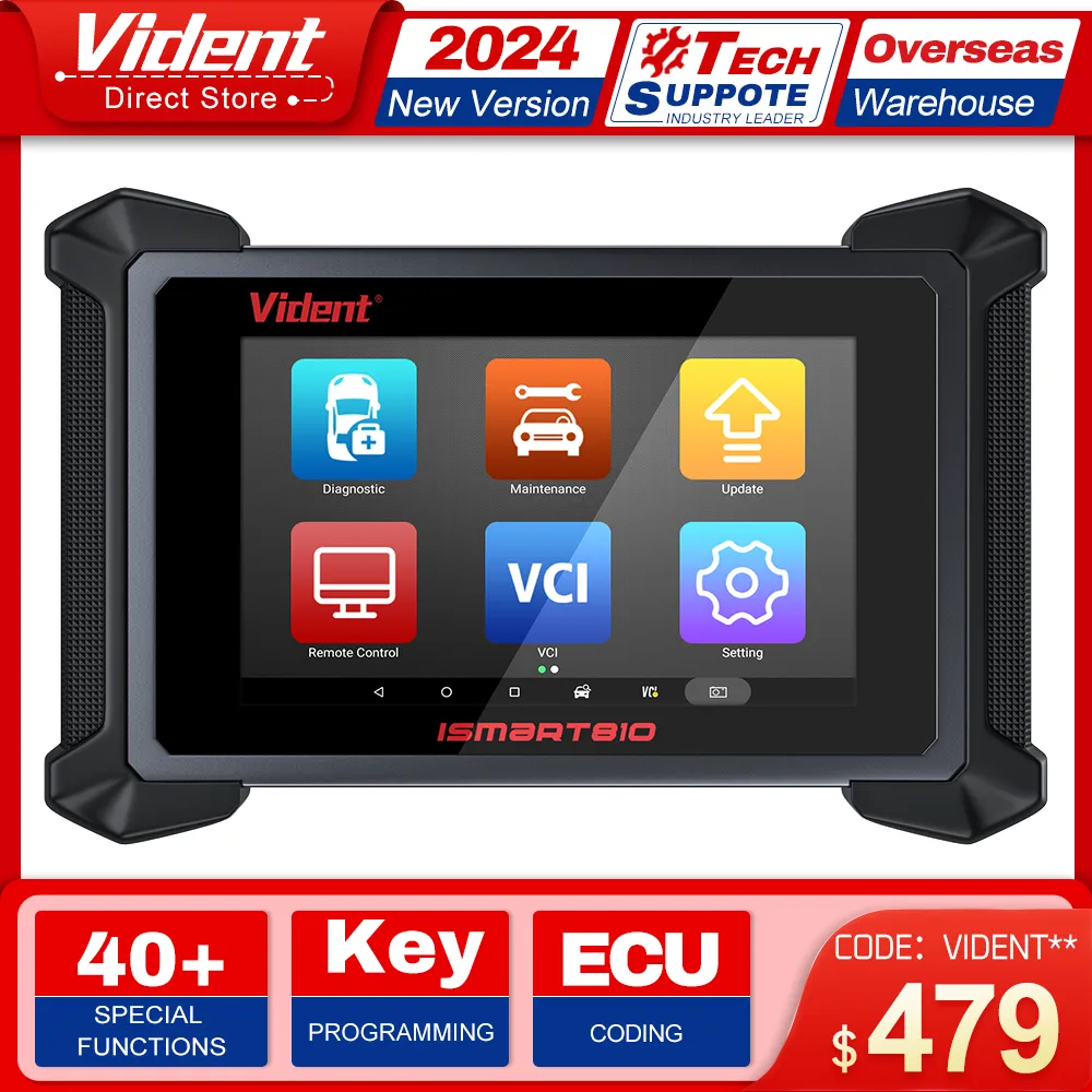 DHgate.com:VIDENT iSmart810 OBD2 Scanner: ECU Coding, Key Programming ...