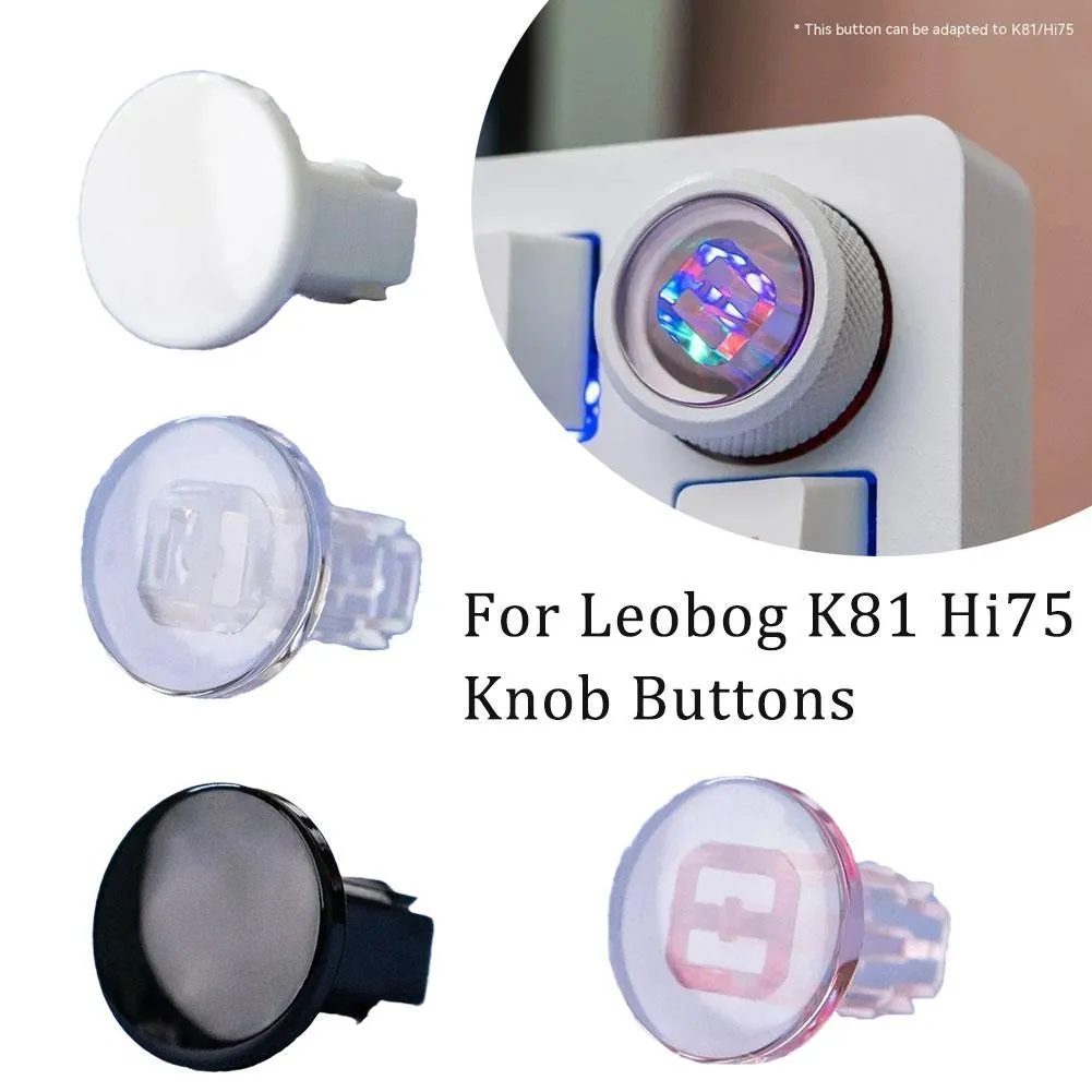 LEOBOG K81/Hi75 Aluminum Replacement Knobs and Buttons for Computer ...