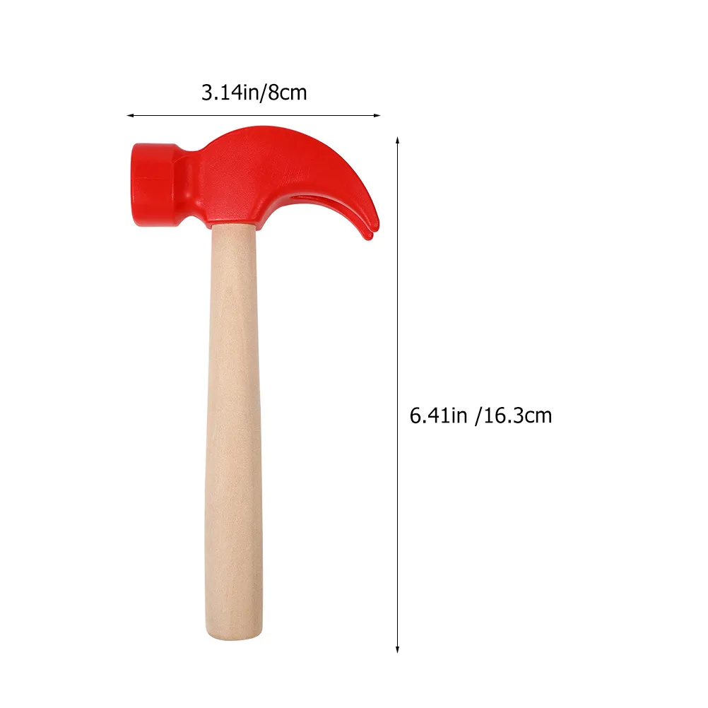 DHgate.com:Wooden Toy Hammer Set: 4 Pcs Pretend Play Construction Tools ...