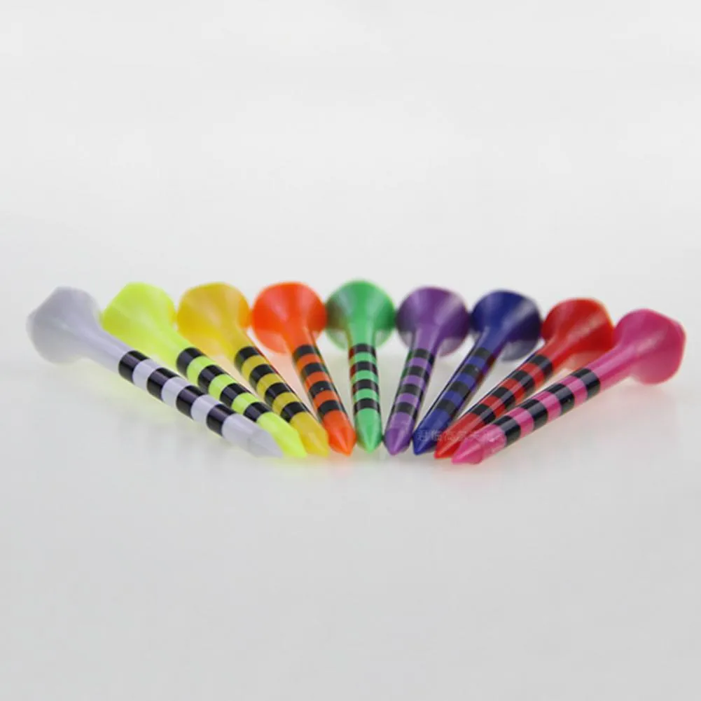DHgate.com:10pcs Striped Adjustable Height Golf Tees | Plastic Sharp ...