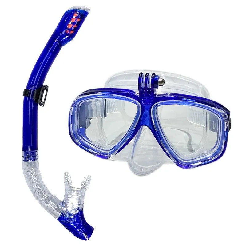 Diving Mask Snorkel Set for Adults, Professional Waterproof Soft ...