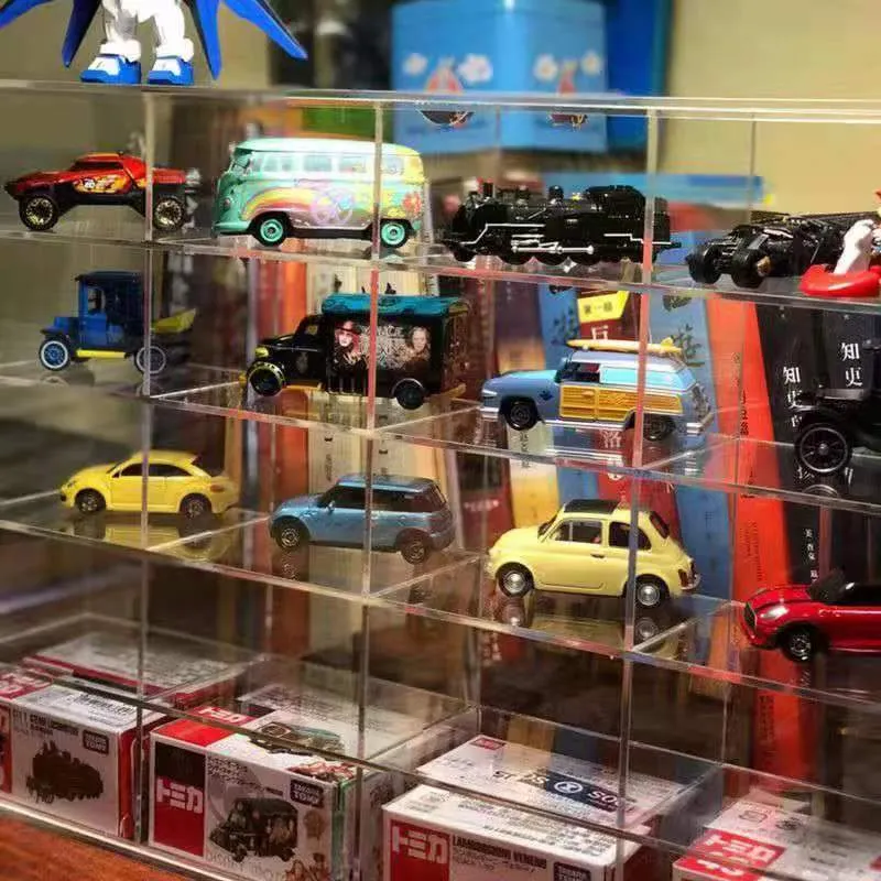 Acrylic Display Box For Collectibles: 1:64 Scale Car Model Storage ...