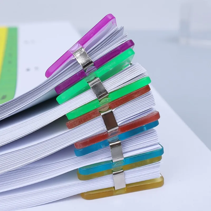 Triangular Book Page Corner Clips, Multifunctional Plastic Document ...