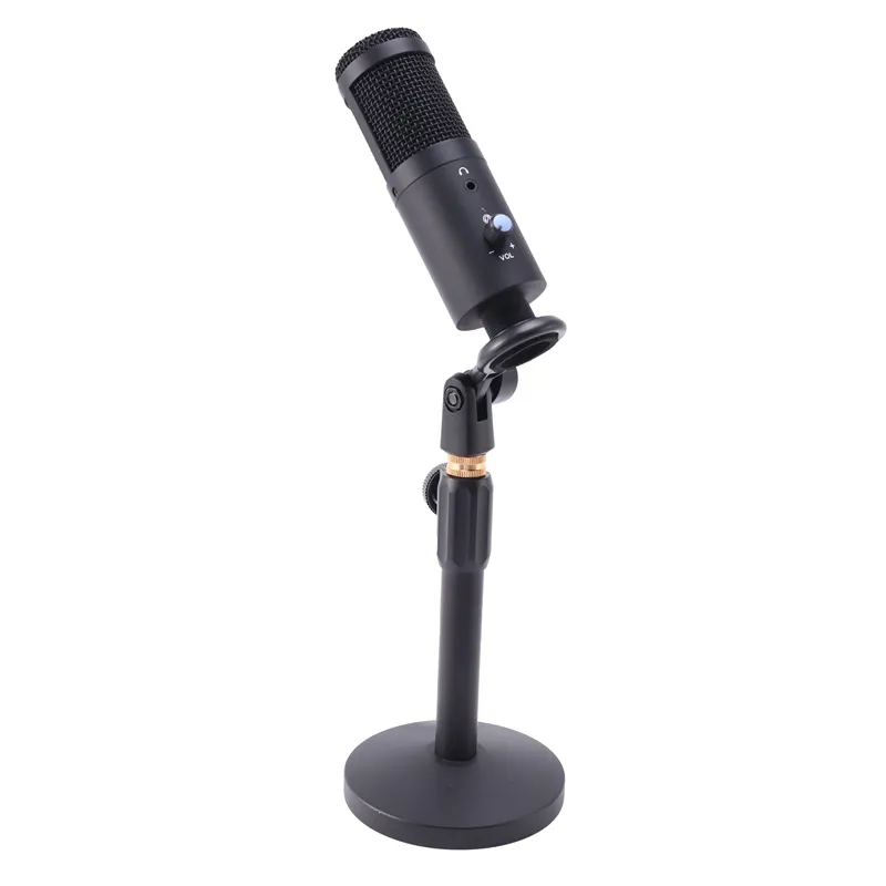 Tabletop USB Microphone Condenser Microphone, For PC Computer Laptop ...