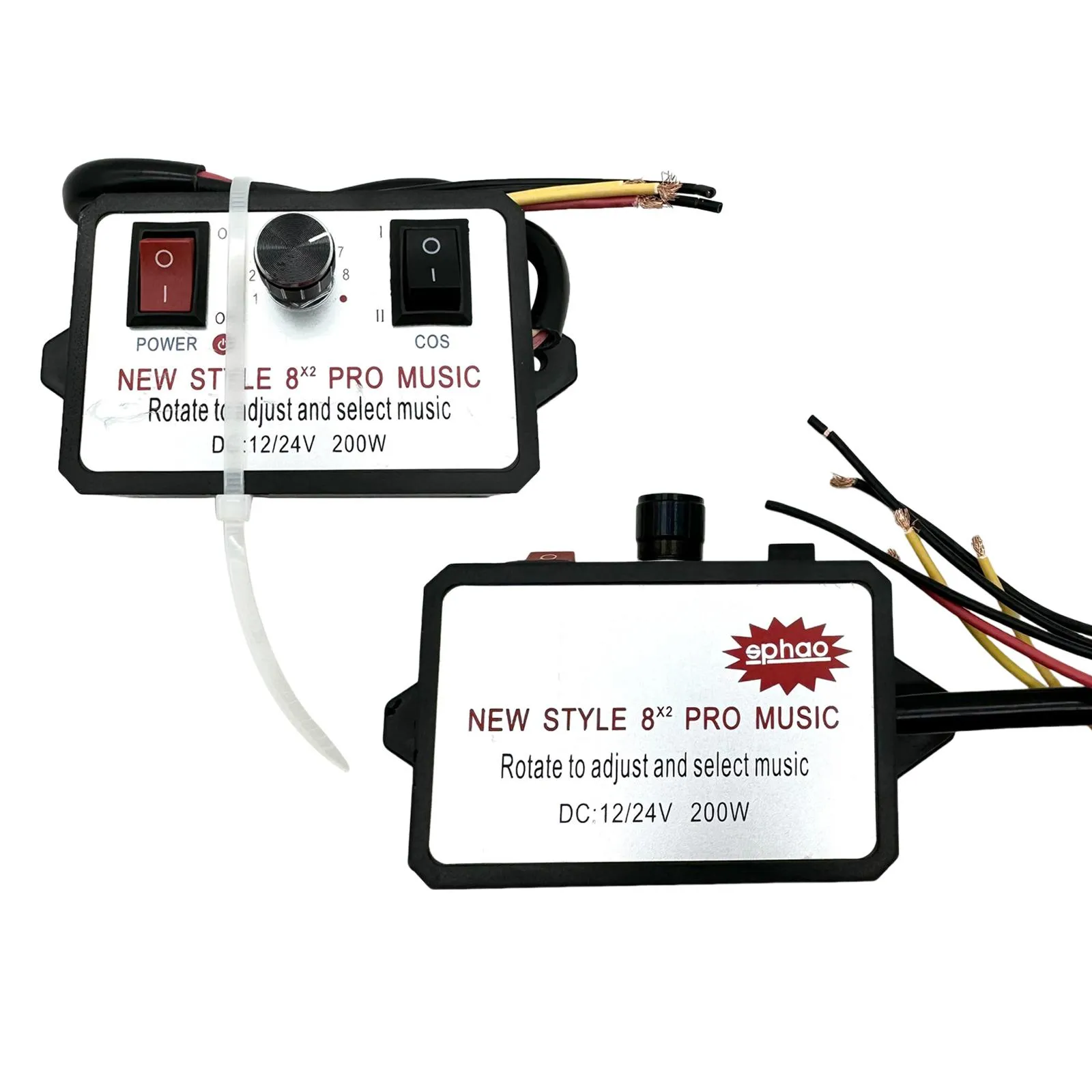 Heavy-Duty Car Horn Controller: 16 Sounds, 12-24V, for Cars & Boats ...
