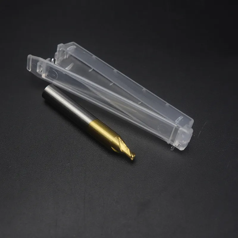 CHSYX Titanium Coated 1.0-3.0mm HSS End Milling Cutter Engraving Edge ...