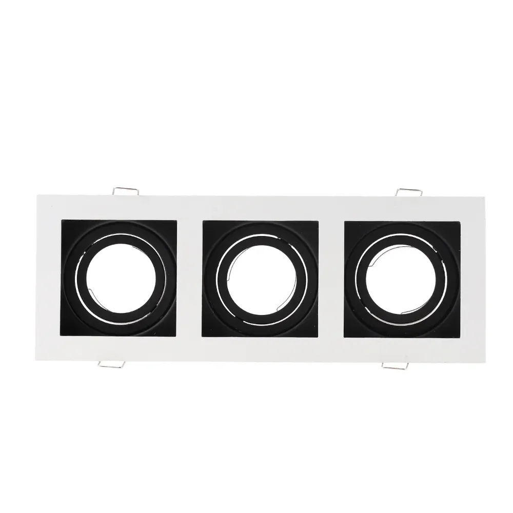 Recessed Light Frames Recessed Spotlight Set Mounting Frames In Brushed ...