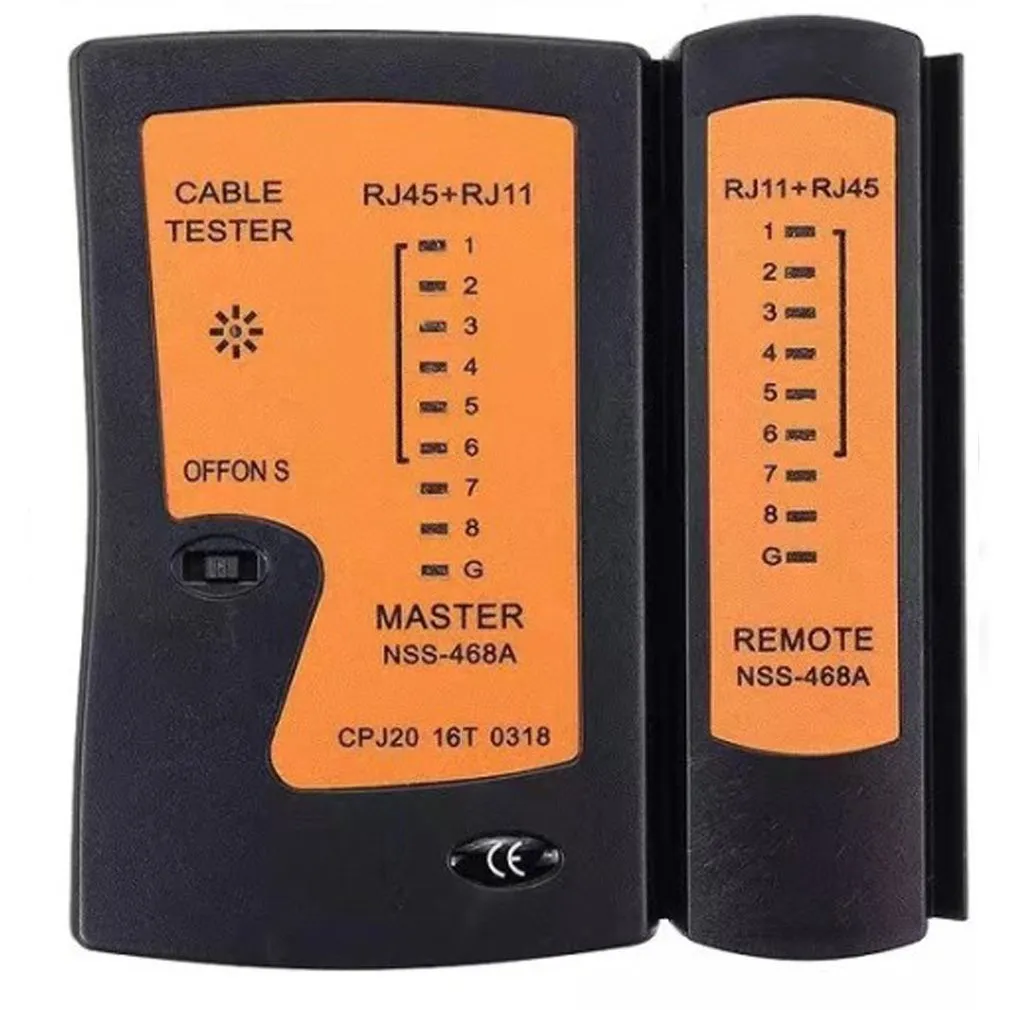 RJ45 Cable Tester Network Cable Tester For RJ45, RJ11, RJ12, CAT5 UTP ...