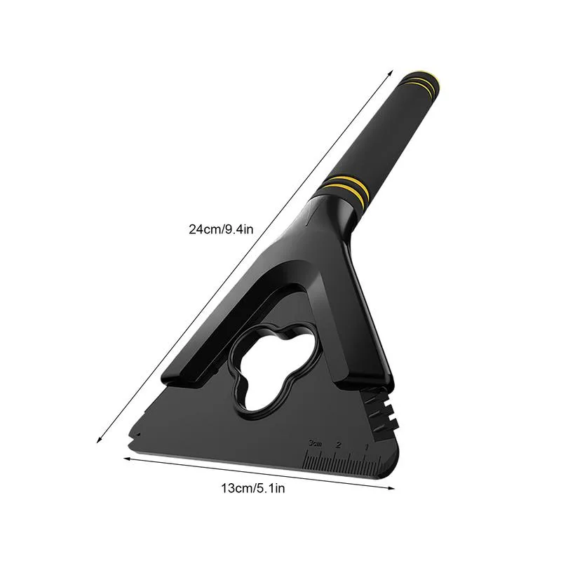 Portable Ice Scraper with Squeegee: Compact Windshield Frost Removal ...