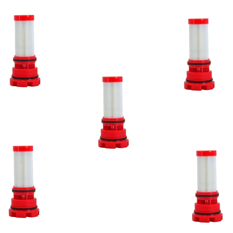 5X Upgraded Red Fuel Filter Compatible with Ford Mercury Optimax/Verado ...