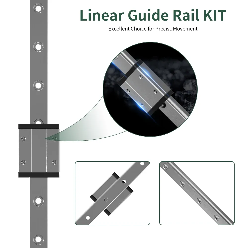 Creality Ender 3 S1 Upgrade Kit: X Axis Linear Advance & Y Axis CNC ...