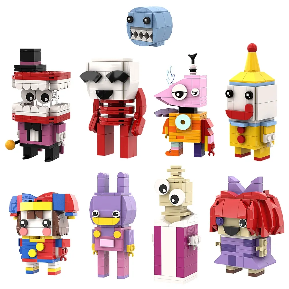 Magical Digital Circus Building Blocks: Interactive Assembly Toy for ...