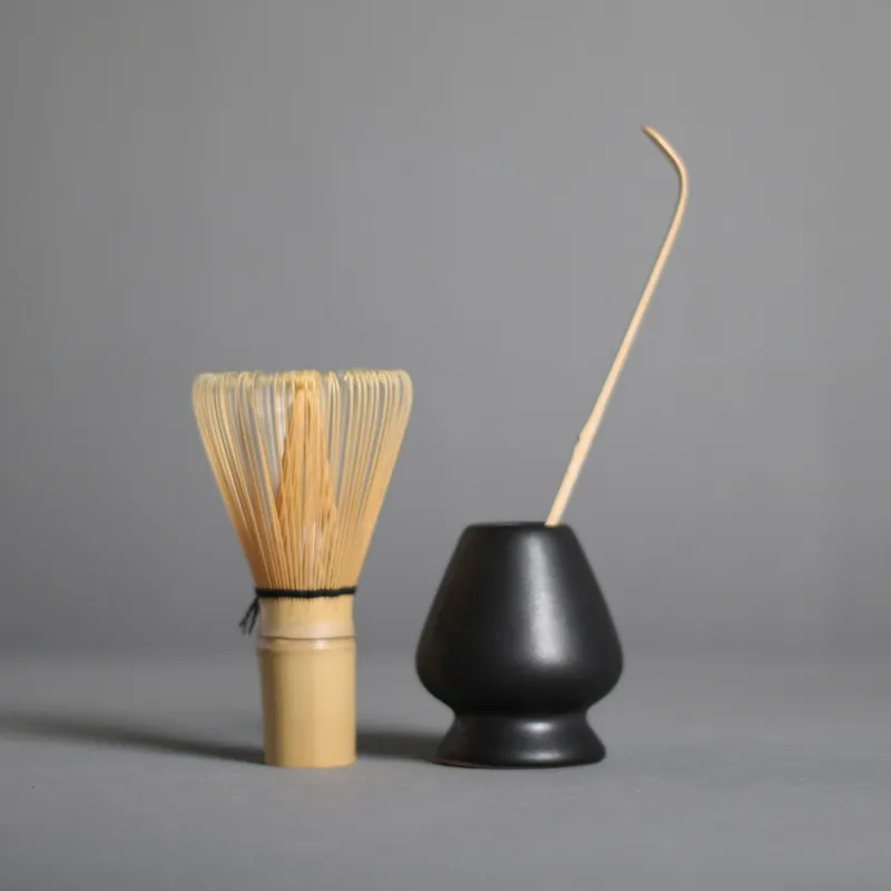 Matcha Brush Set Bamboo Whisk Chasen for Green Tea Powder Grinding and ...