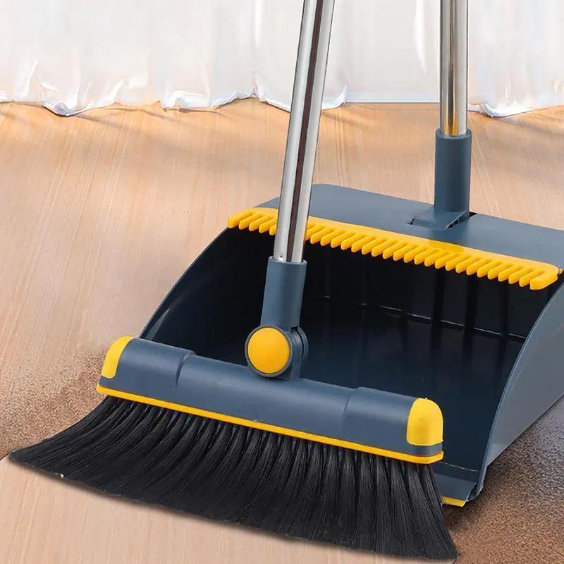 51 Inch Broom 51" Adjustable Broom And Dustpan Set - All-in-One ...