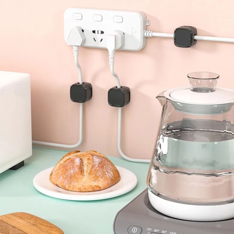 Magnetic Cable Clips Adjustable Cord Holder Under Desk Cable Organizer ...