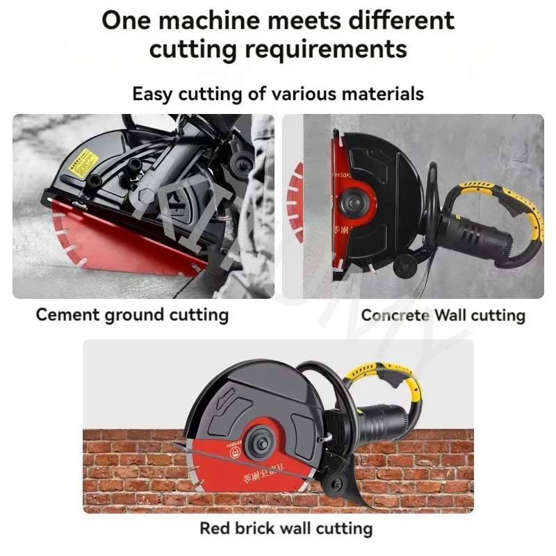 Concrete Wall Cutting Machine with Angle Grinder and Water Cooling for ...