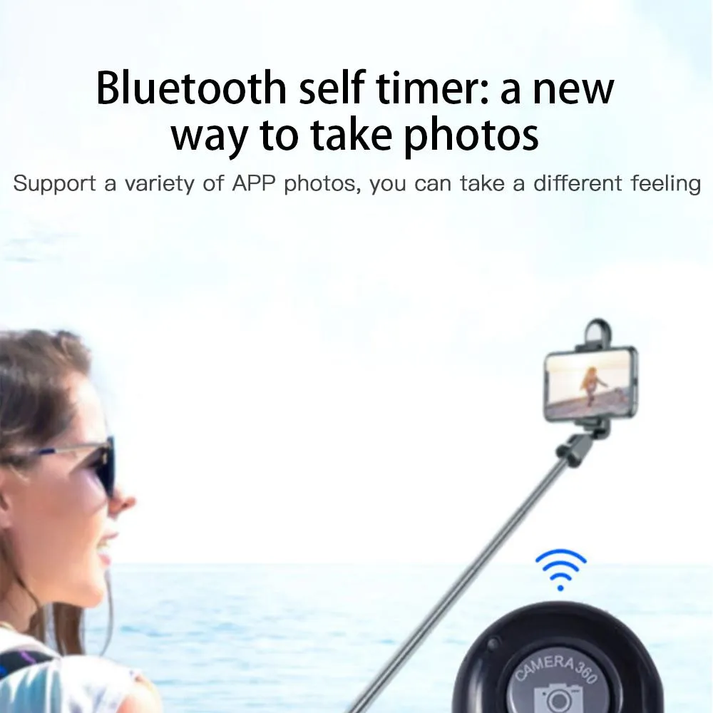 Mini Bluetooth-Compatible Self-Timer Remote Controller Camera Stick ...