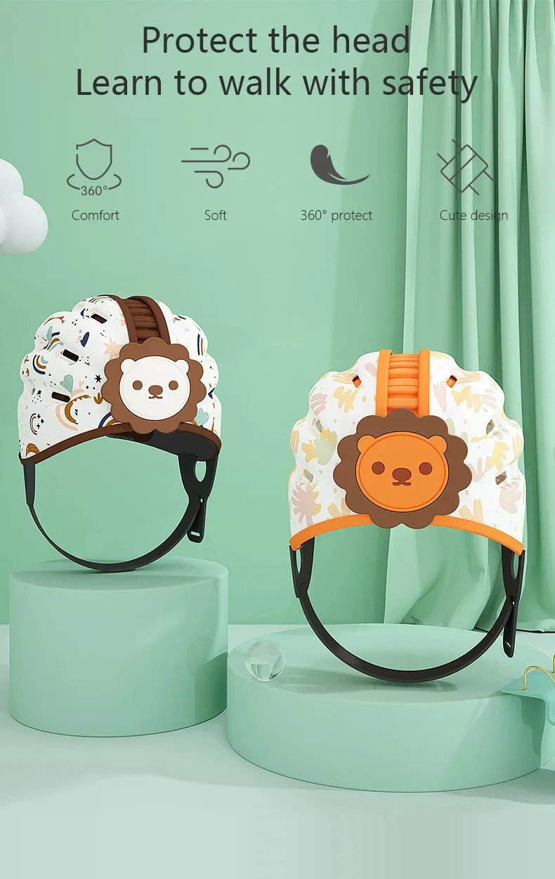Adjustable Infant Helmet for Crawling & Walking: Safety Head Protector ...