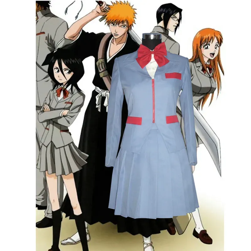 DHgate.com:Rukia School Uniform Cosplay Costume | Bleach Anime Outfit ...