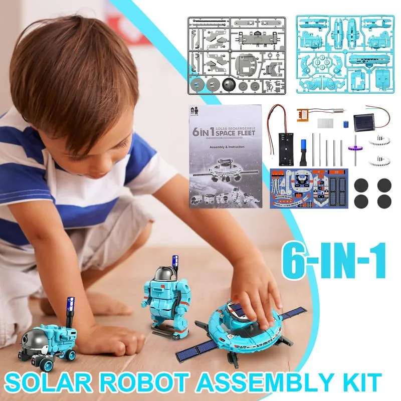 Solar Kits for Curious Young Scientists: Build & Learn with STEM Robots ...