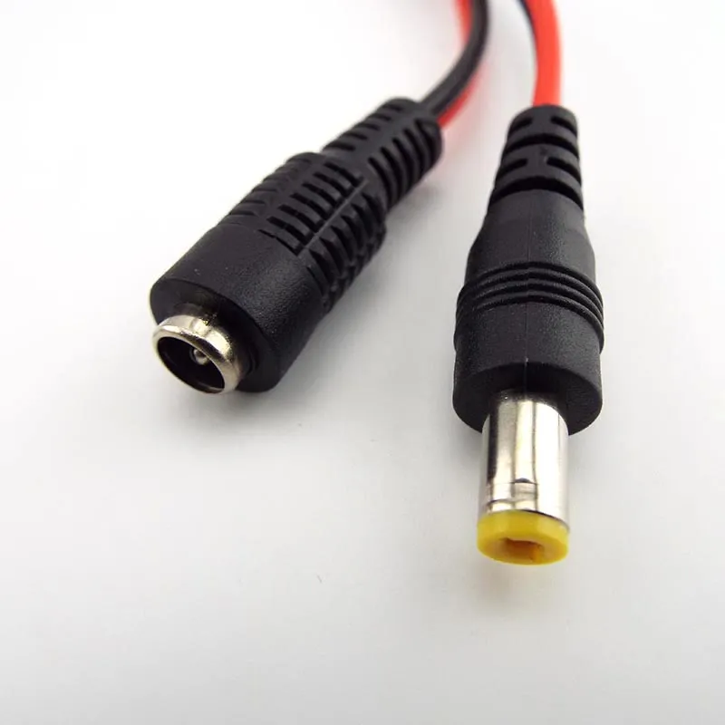DC Power Extension Cable 12V DC Connector 5.5X2.1mm Male To Female Plug ...
