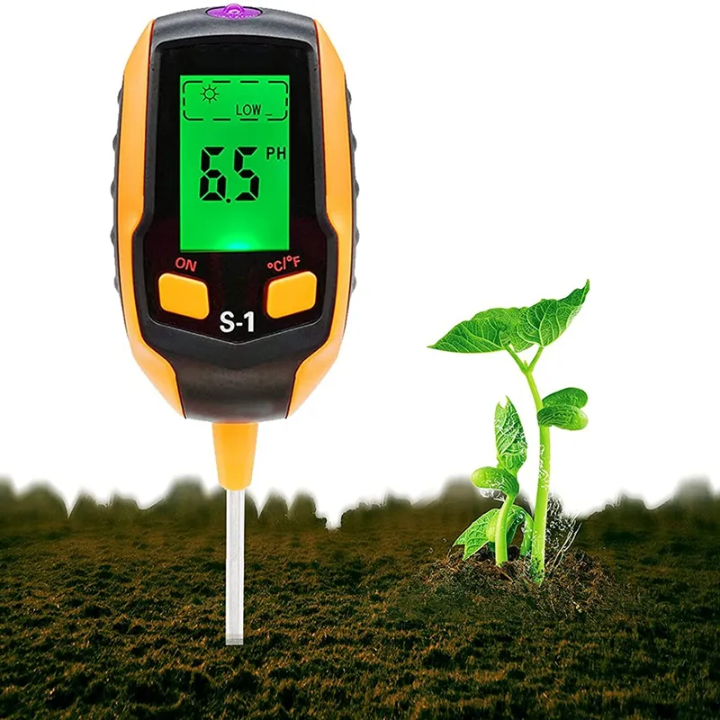 4-in-1 Upgraded soil tester, Moisture Tester, and Thermometer for ...