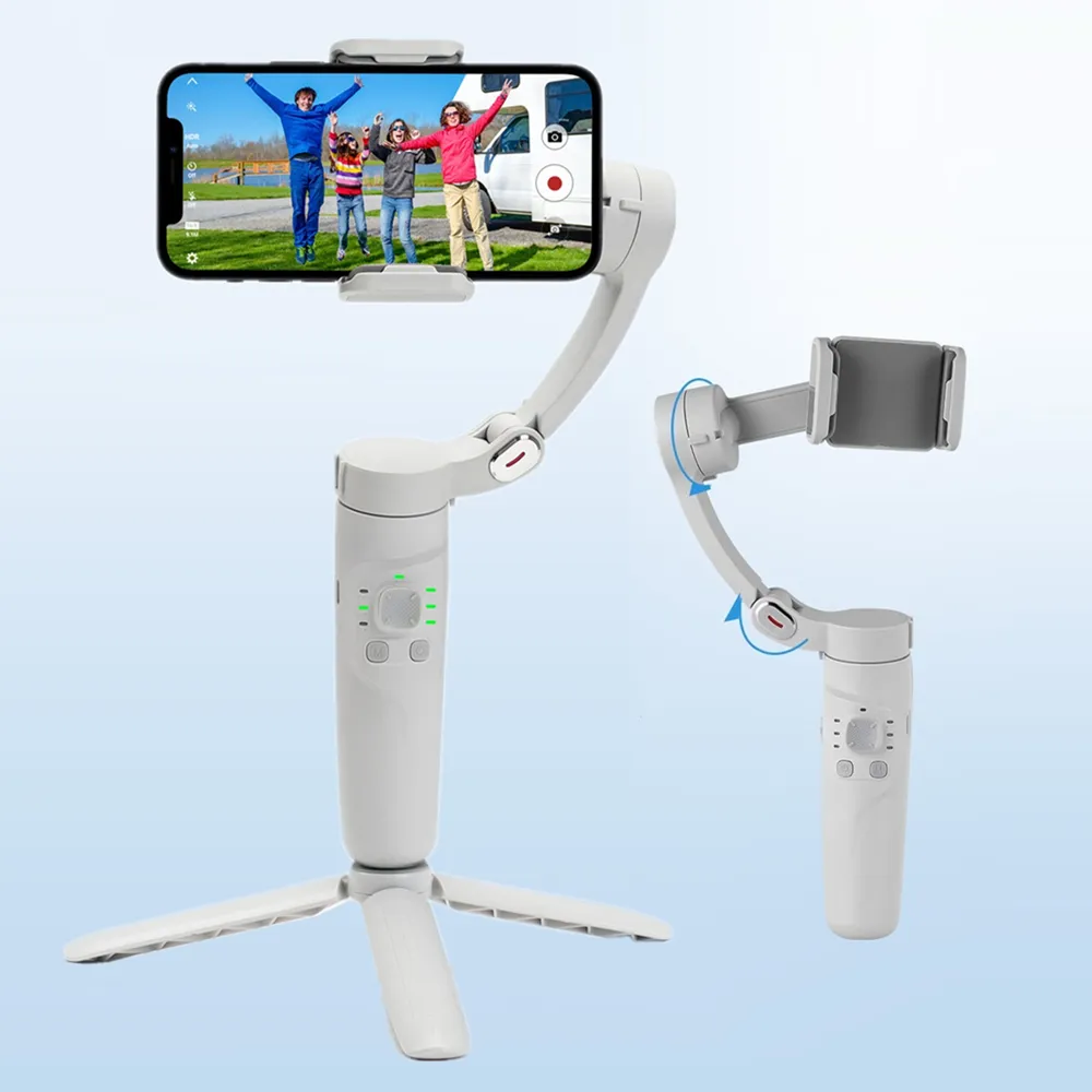Foldable 3 Axis Gimbal Owlab Stabilizers For Smartphones Anti Shake ...