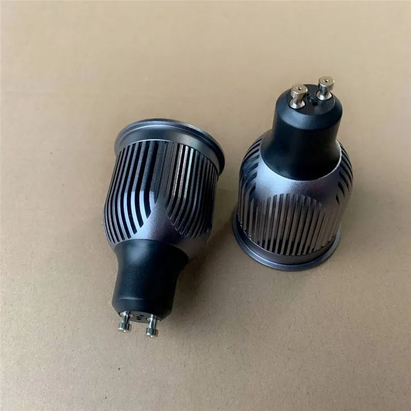 DHgate.com:GU10 Base Dimmable Black Body LED Spotlight, 7W/10W, 50MM ...