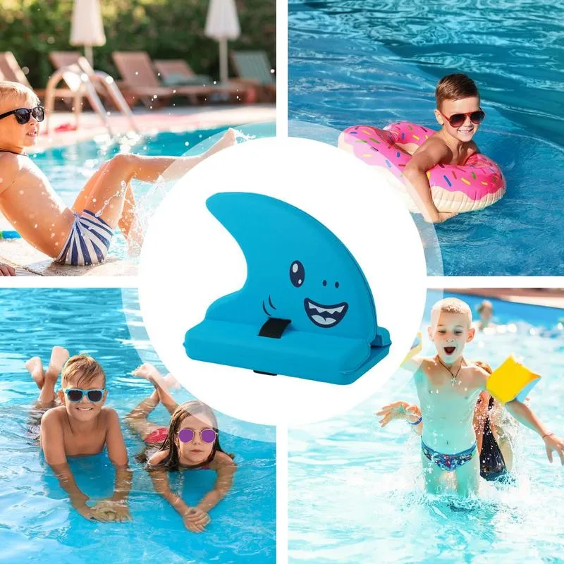 Kids' Shark Fin Back Float Board - Safe EVA Auxiliary Float Board ...