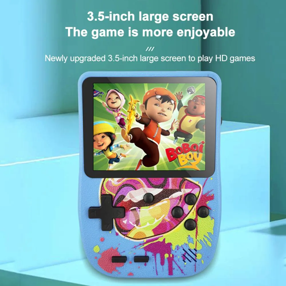 Retro Dual-Handle Sparring Handheld Game Console with 520 Built-in ...