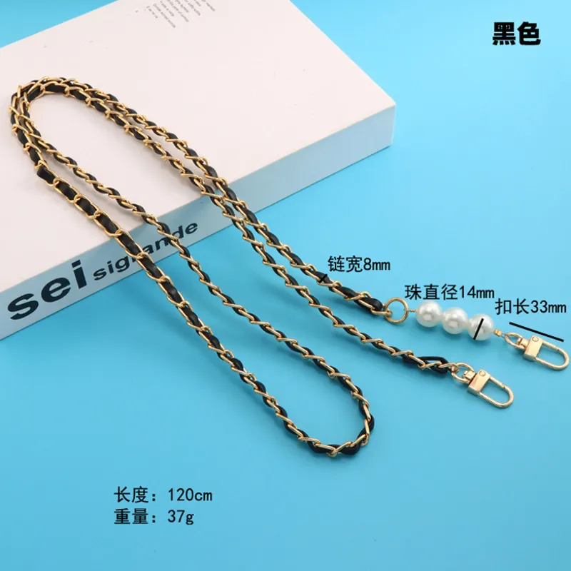 Premium Leather Handbag Straps - Set: Adjustable Chains & Shoulder ...