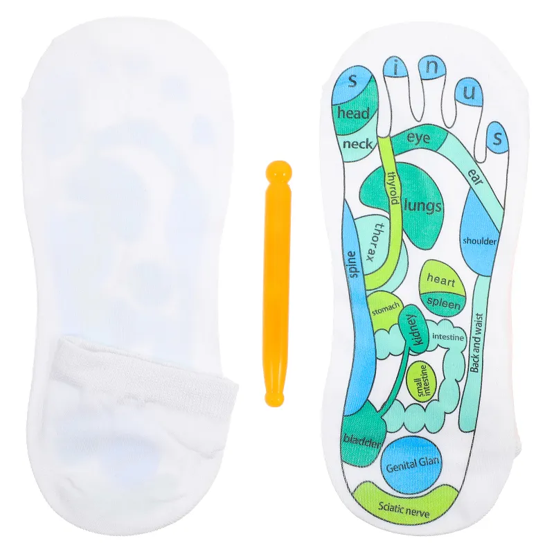 Comfortable Foot Massage Socks: Spandex Acupoint Relief Slippers for ...