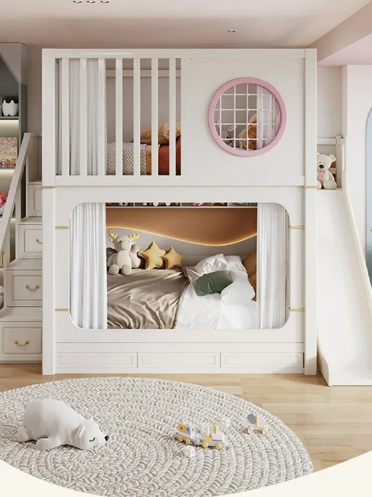 Beds Ladder Safety Fence Bunk Children Beds Solid Wood Camas Dormitorio ...