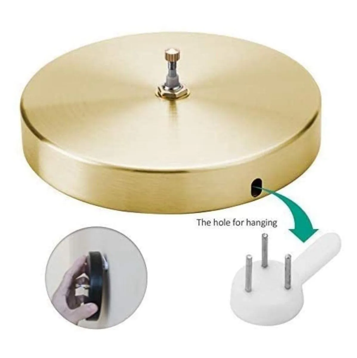 Clock Mechanism Kit, DIY Clock Hands Set, Gold Metal Needles, Wall ...