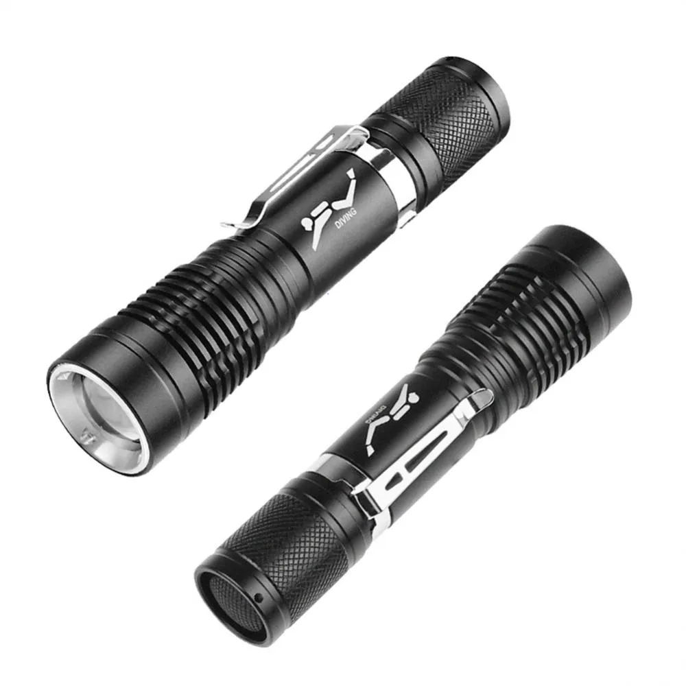 Diving Flashlight Aluminum Alloy Waterproof Professional Dive Light ...