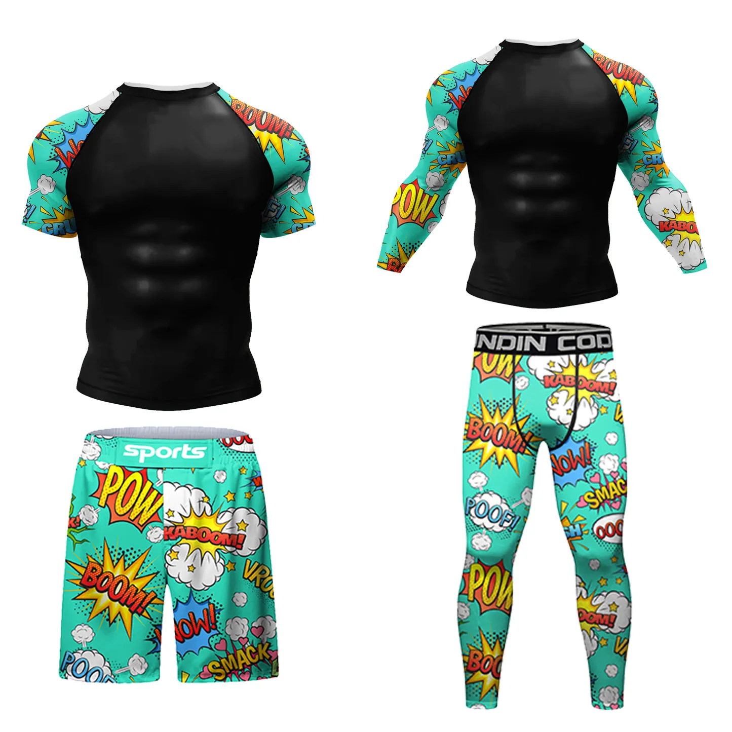 JBL GI Muay Thai Boxing tracksuit s with Rashguard,...