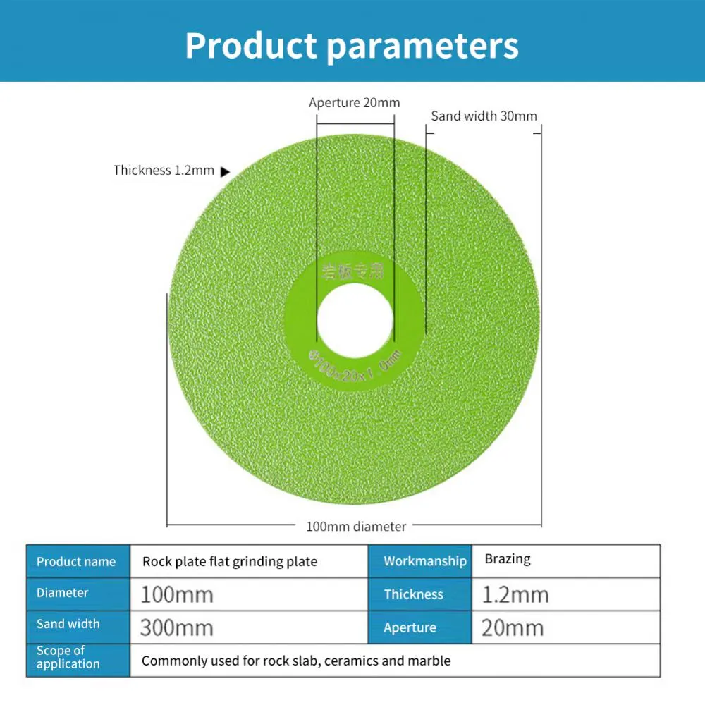 Ceramic Tile Grinding Disc Marble Ultra Fine Sharp Glass Cutting Wheel ...