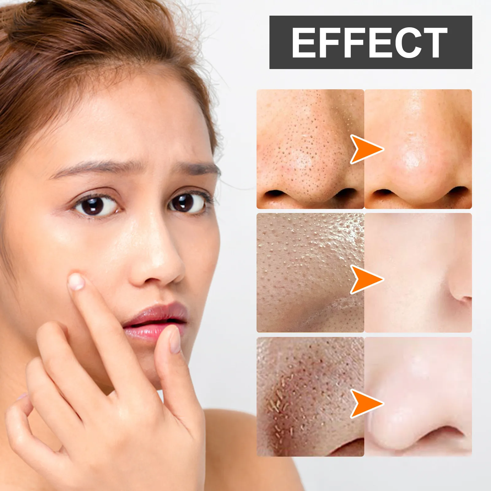 EELHOE Blackhead Remover Patch Nose Pore Strip Cream for Blackhead and ...