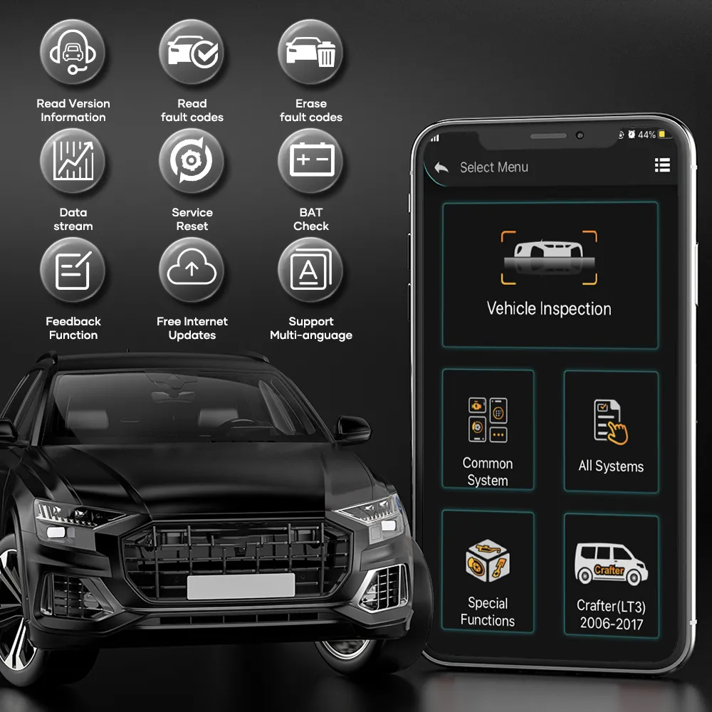 AUTOPFIX Bluetooth OBD2 Scanner for VAG Vehicles: VW, Audi, Skoda, SEAT ...
