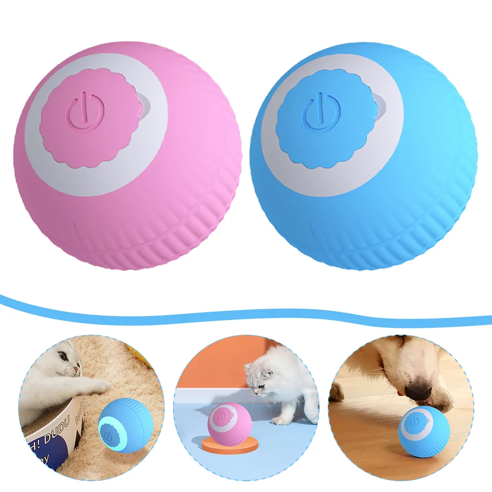 Interactive Cat Ball Toy: USB Rechargeable, Self-Rolling Motion for ...