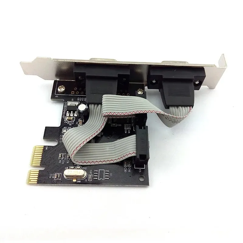 DHgate.com:High-Speed PCI-E to Dual Serial Port RS232 Expansion Card ...