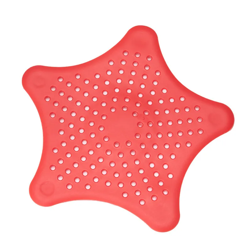 5-Star PVC Sink Strainer, 4-Pack Drain Hair Catcher for Kitchen ...
