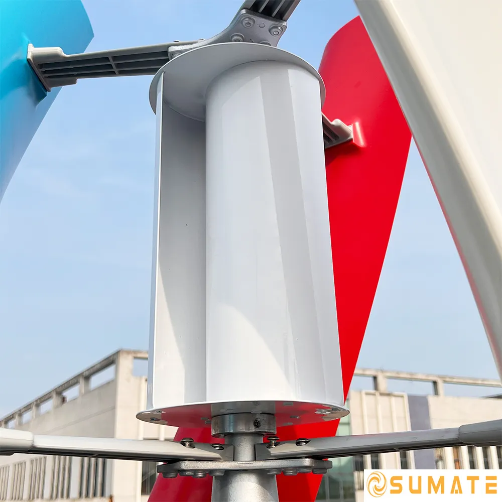 2024Wind Turbine Generator, 10KW 12V/24V/48V Vertical Windmill with ...